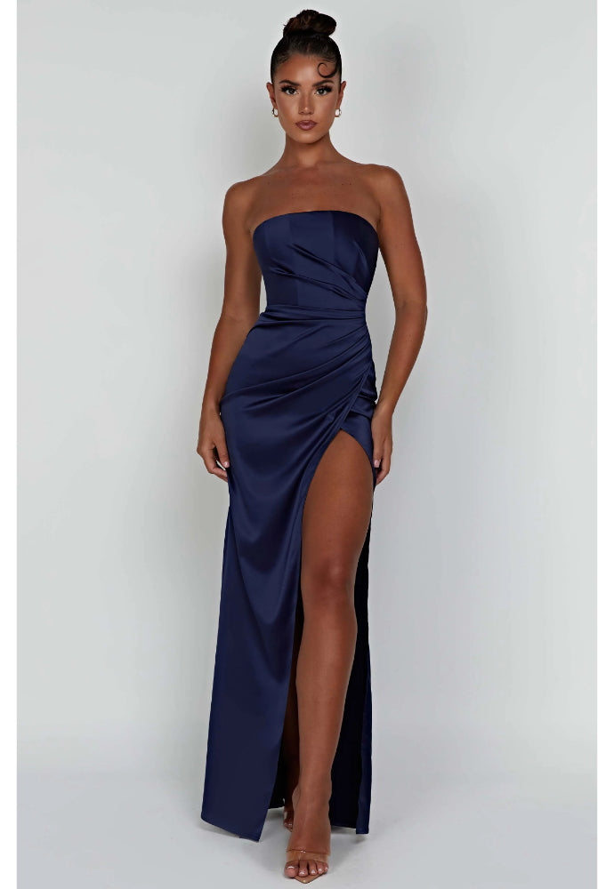 Safiya Dress Navy Sz XS – Dress Rental NZ